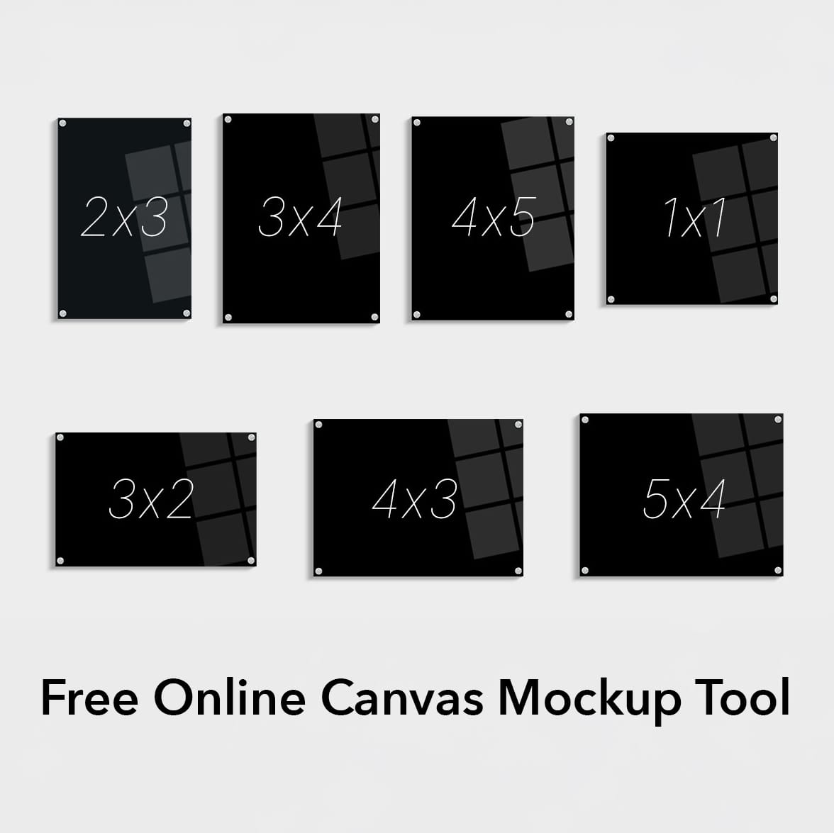 Free Online Canvas Mockup Generator | All Aspect Ratios